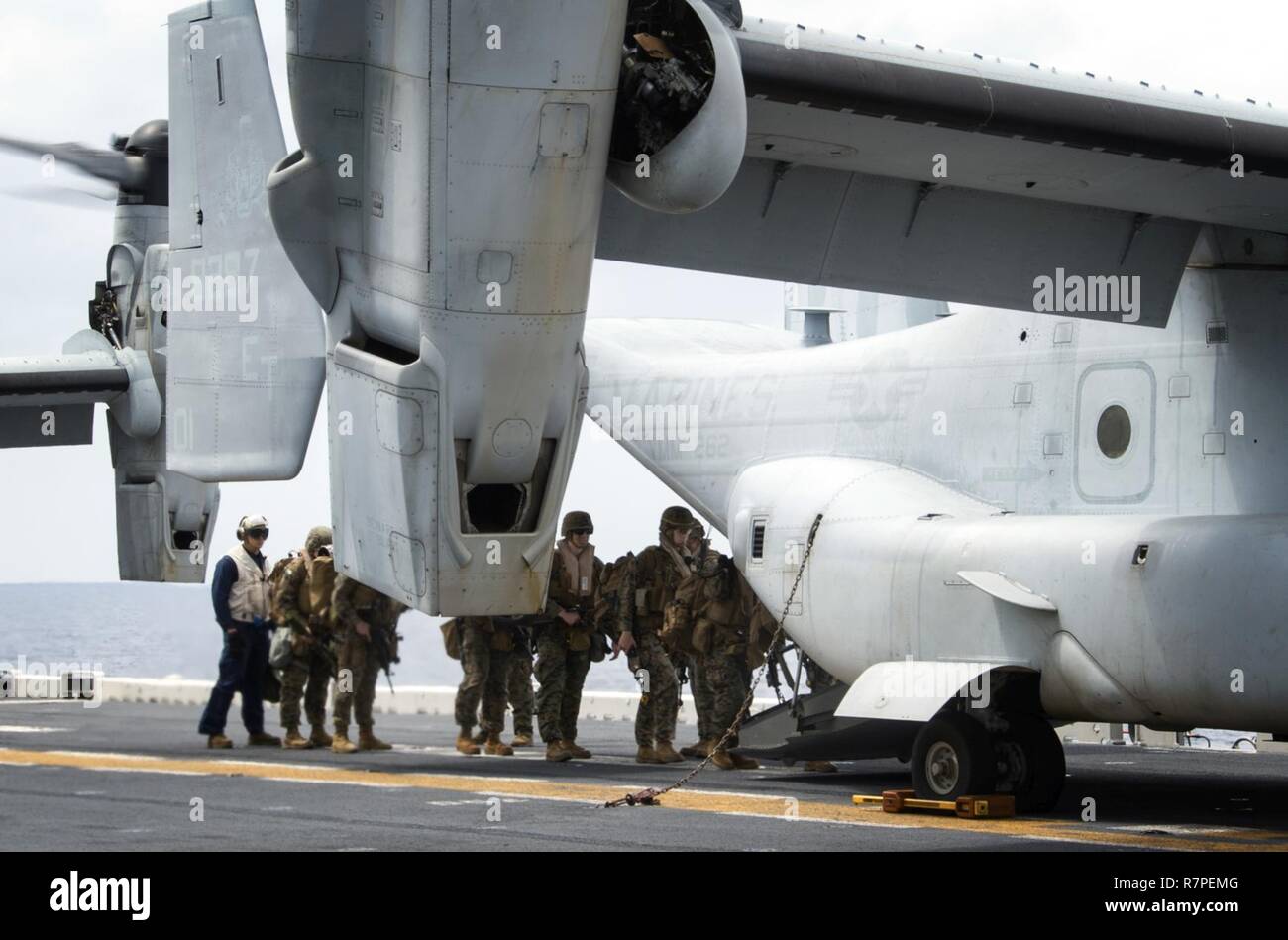 EAST CHINA SEA (March 24, 2017) Marines, assigned to the 31st Marine ...