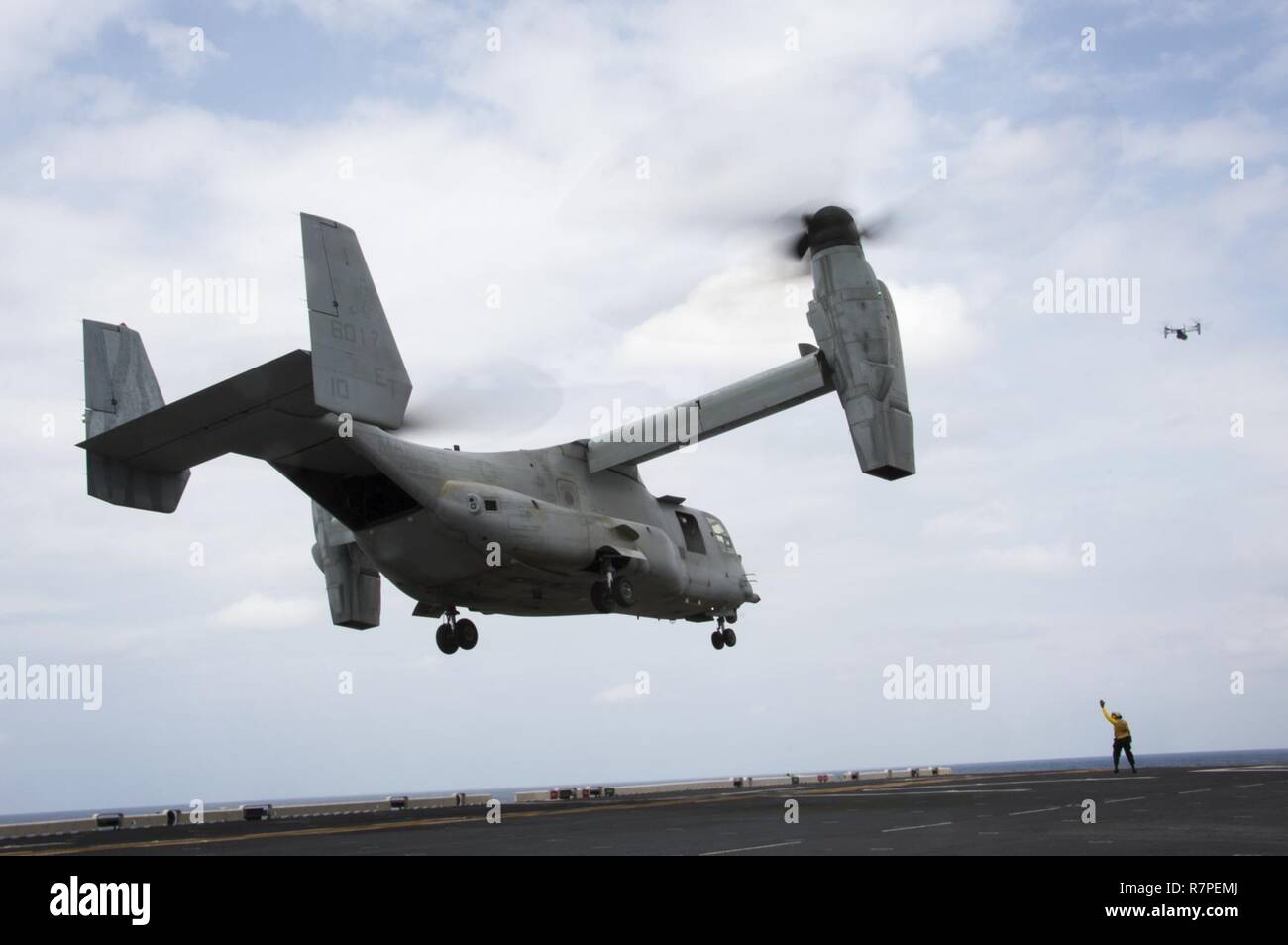 EAST CHINA SEA (March 24, 2017) An MV-22B Osprey, assigned to the ...