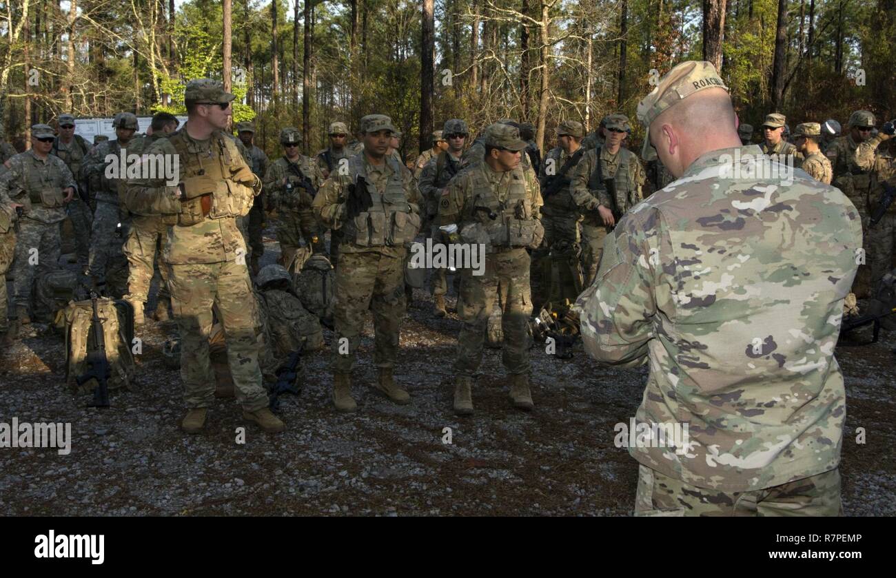 Sgt. 1st Class Allen Roach, a senior drill sergeant on Fort Jackson ...