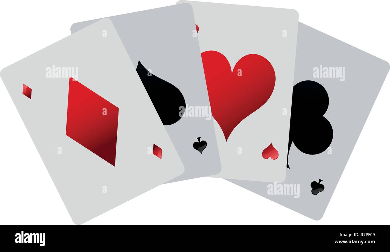 Deck playing cards number Stock Vector Images - Alamy