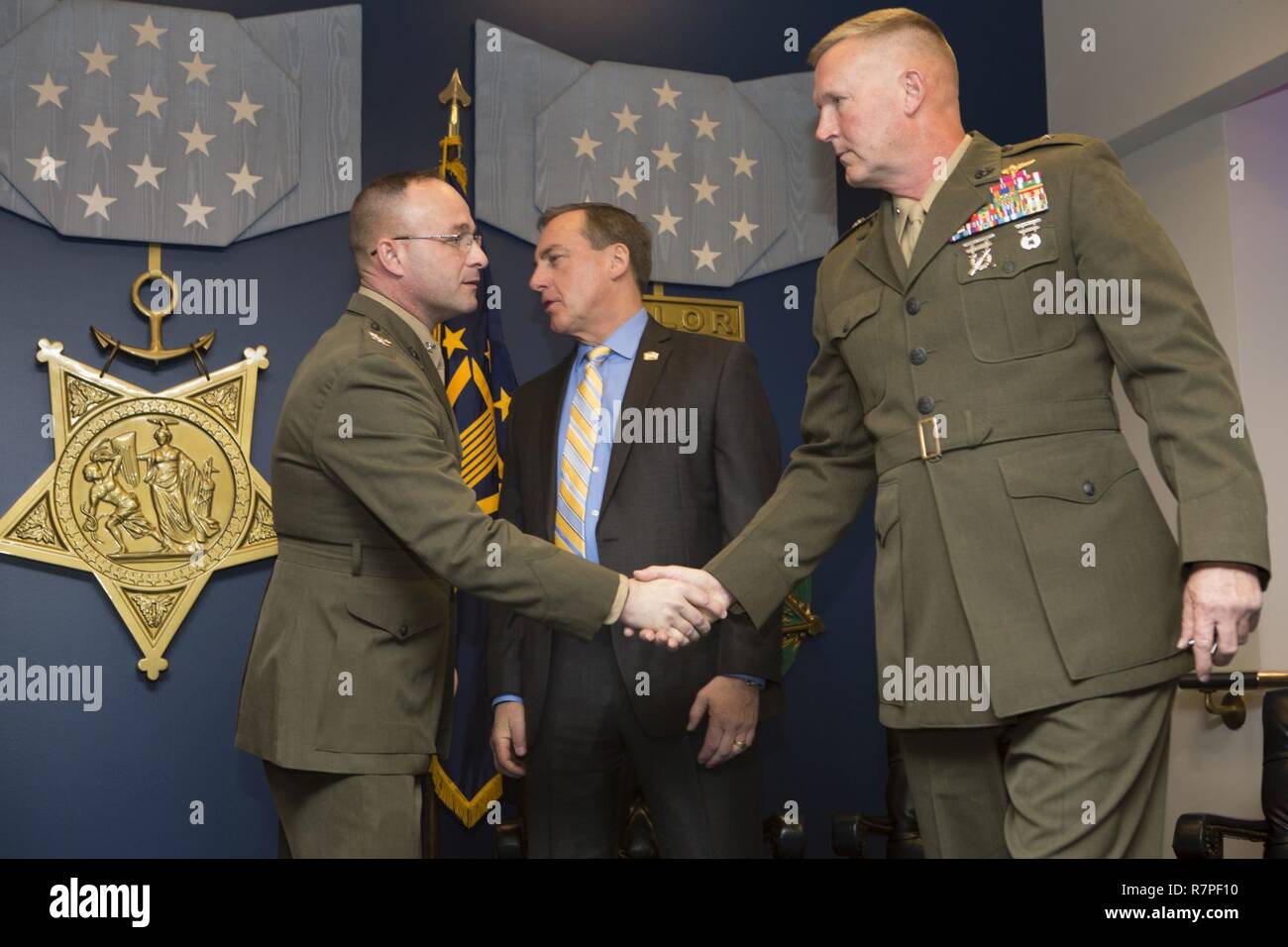 U.S. Marine Corps Col. Paul R. Weaver, commanding officer, Marine Air ...