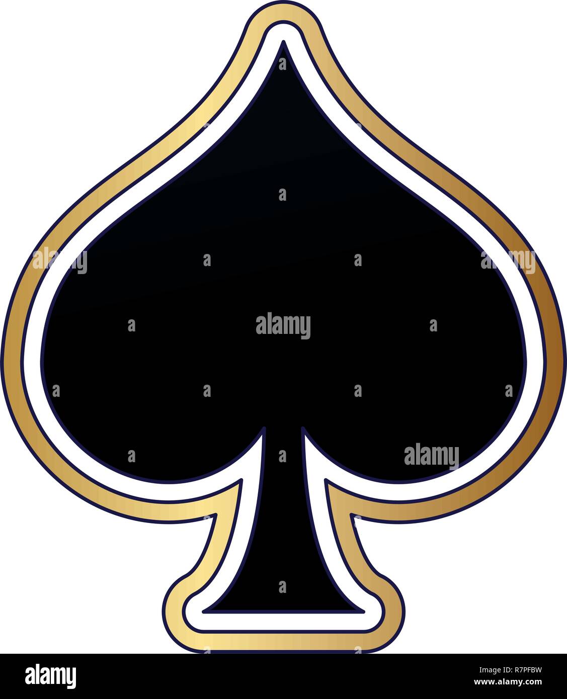 spade card symbol Stock Vector Image & Art - Alamy