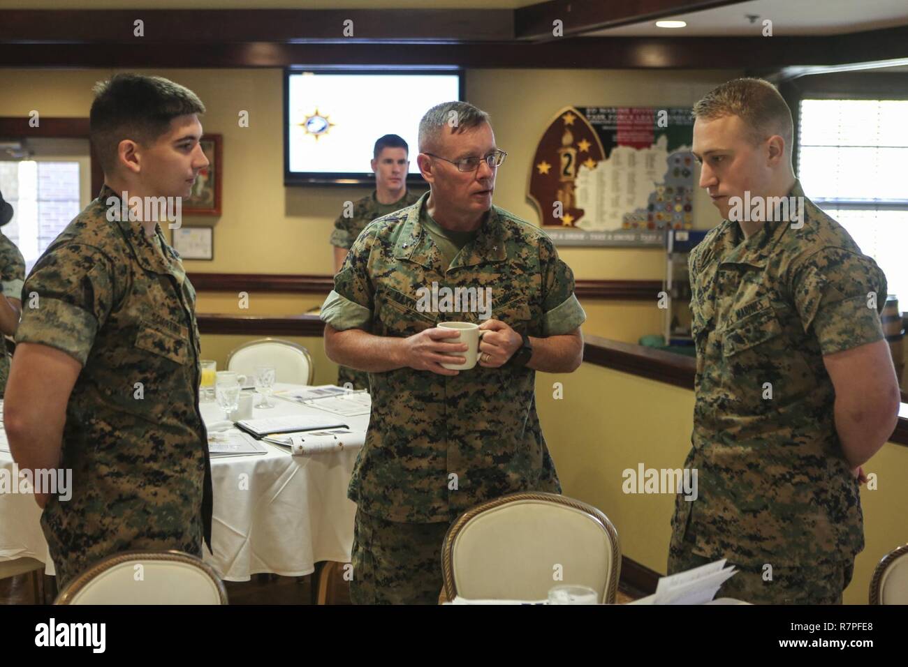 U.S. Marine Corps Brig. Gen. David W. Maxwell, Commanding General, 2nd ...
