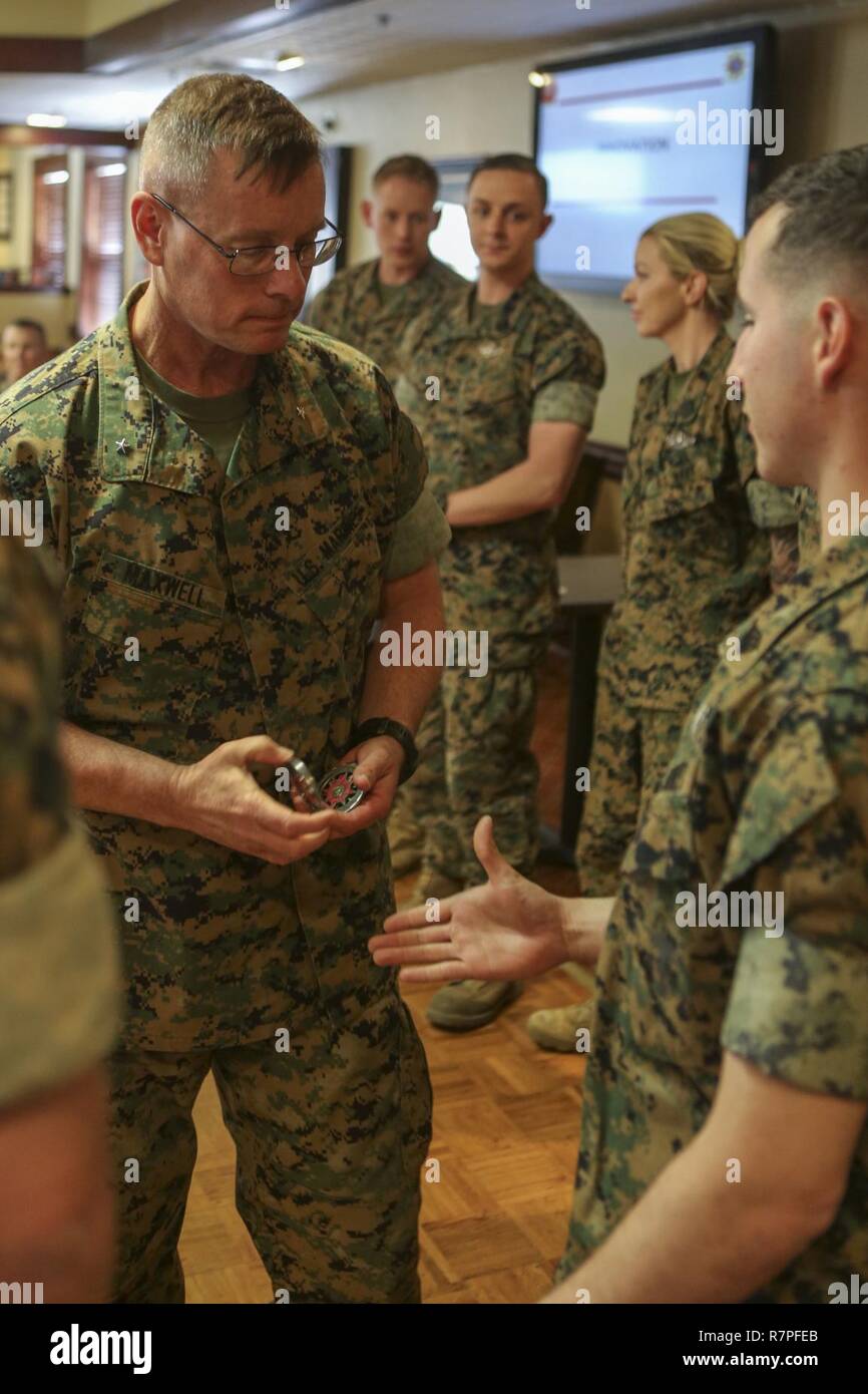 U.S. Marine Corps Brig. Gen. David W. Maxwell, Commanding General, 2nd ...