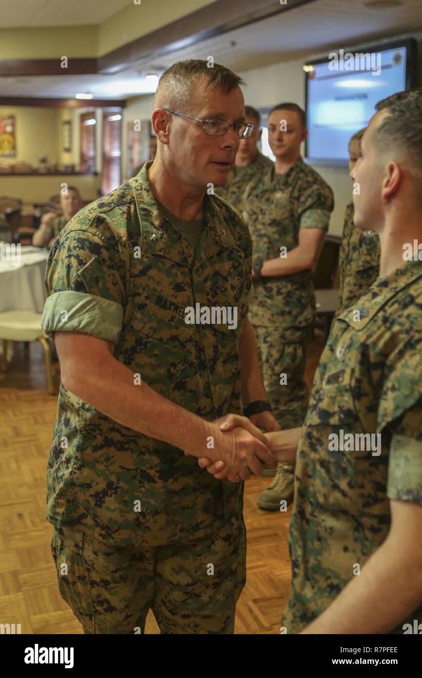 U.S. Marine Corps Brig. Gen. David W. Maxwell, Commanding General, 2nd ...