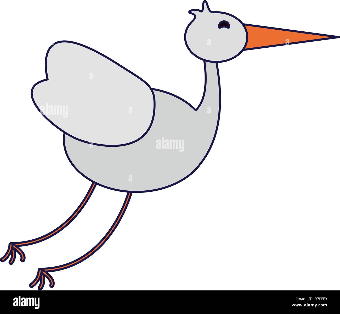 Stork bird animal Stock Vector Image & Art - Alamy