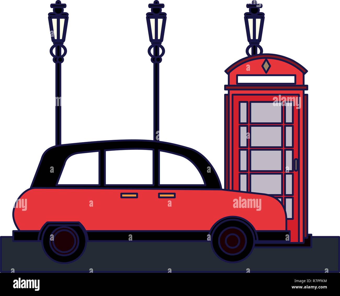 British london taxi Stock Vector Images - Alamy