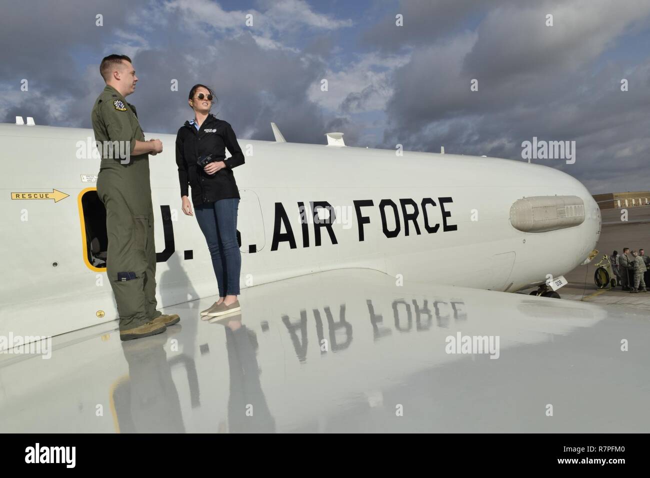 Capt. Tommy Reagan, 963rd Airborne Air Control Squadron E-3 pilot ...