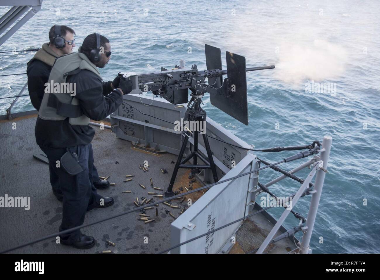 ATLANTIC OCEAN (March 23, 2017) Aviation Ordnanceman 2nd Class Michael ...