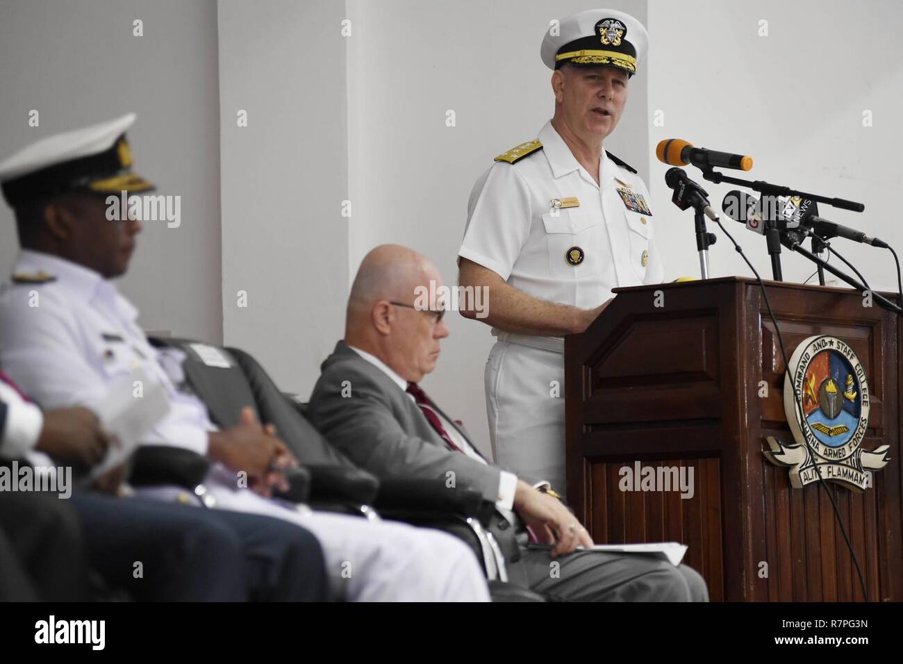 ACCRA, Ghana (March 23, 2017) Vice Adm. Christopher Grady, deputy ...