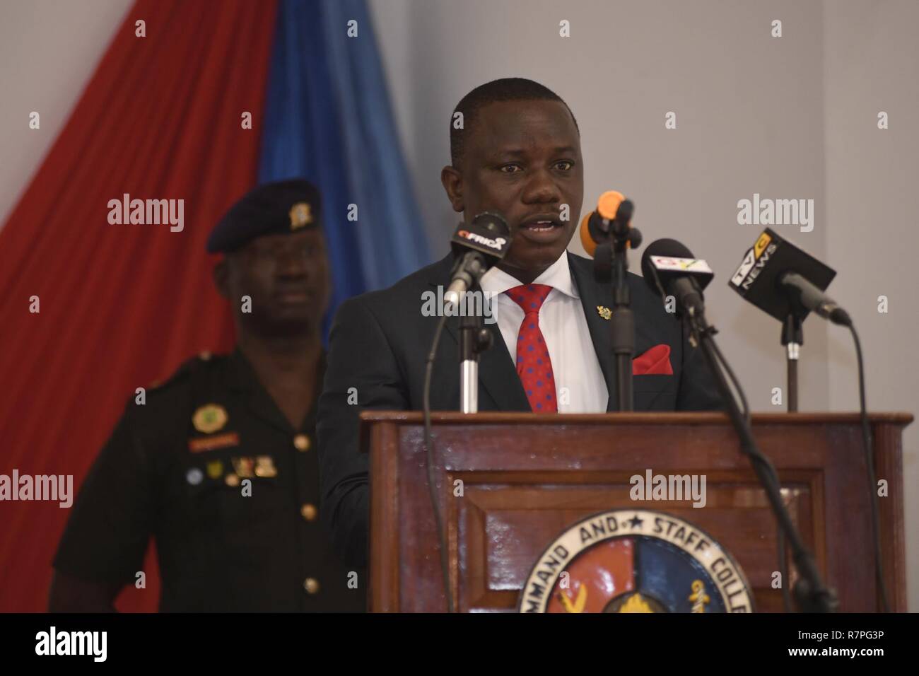 ACCRA, Ghana (March 23, 2017) Guest of honor, the Honorable Dominic ...