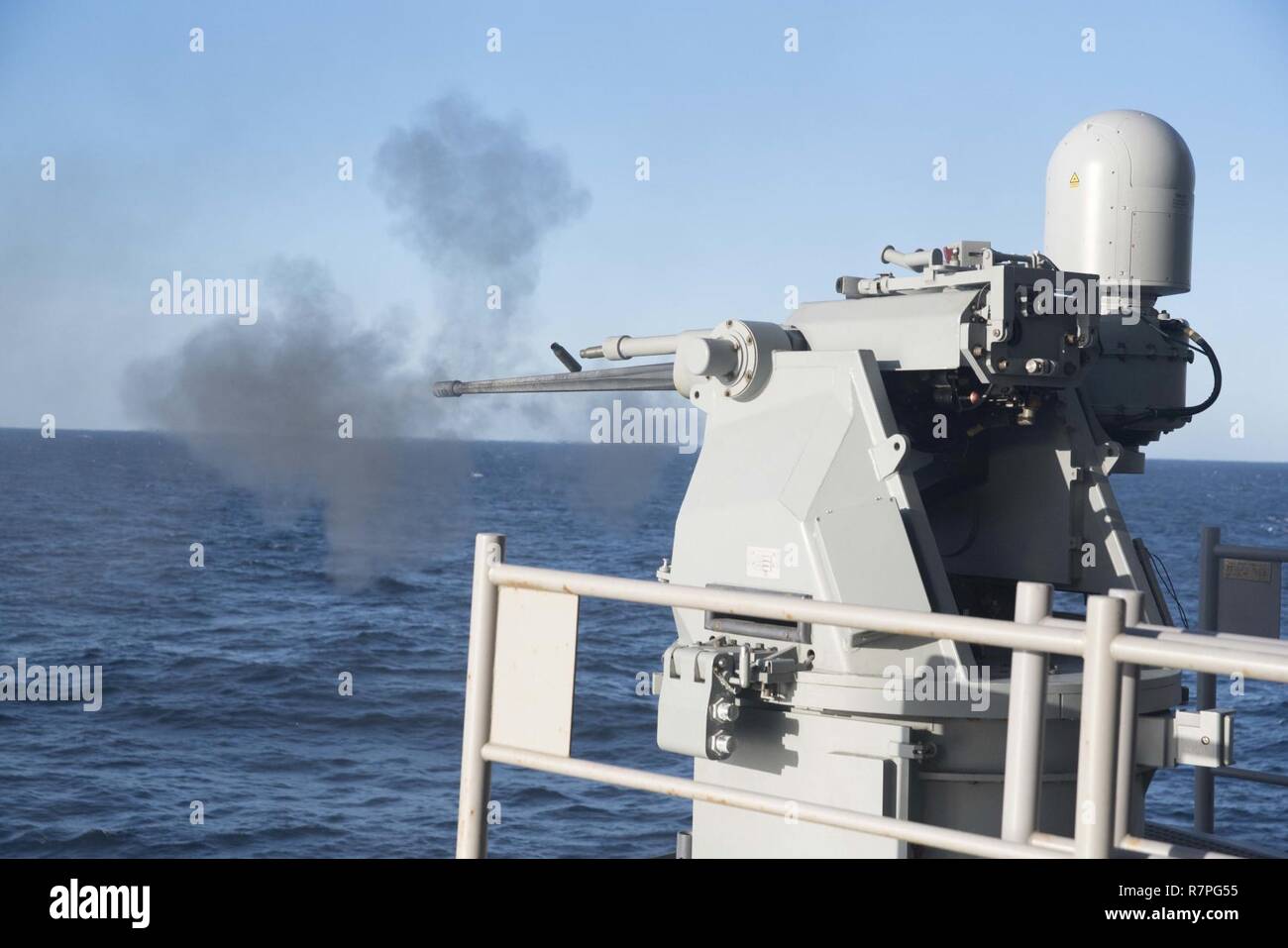 ATLANTIC OCEAN (March 21, 2017) The amphibious assault ship USS ...