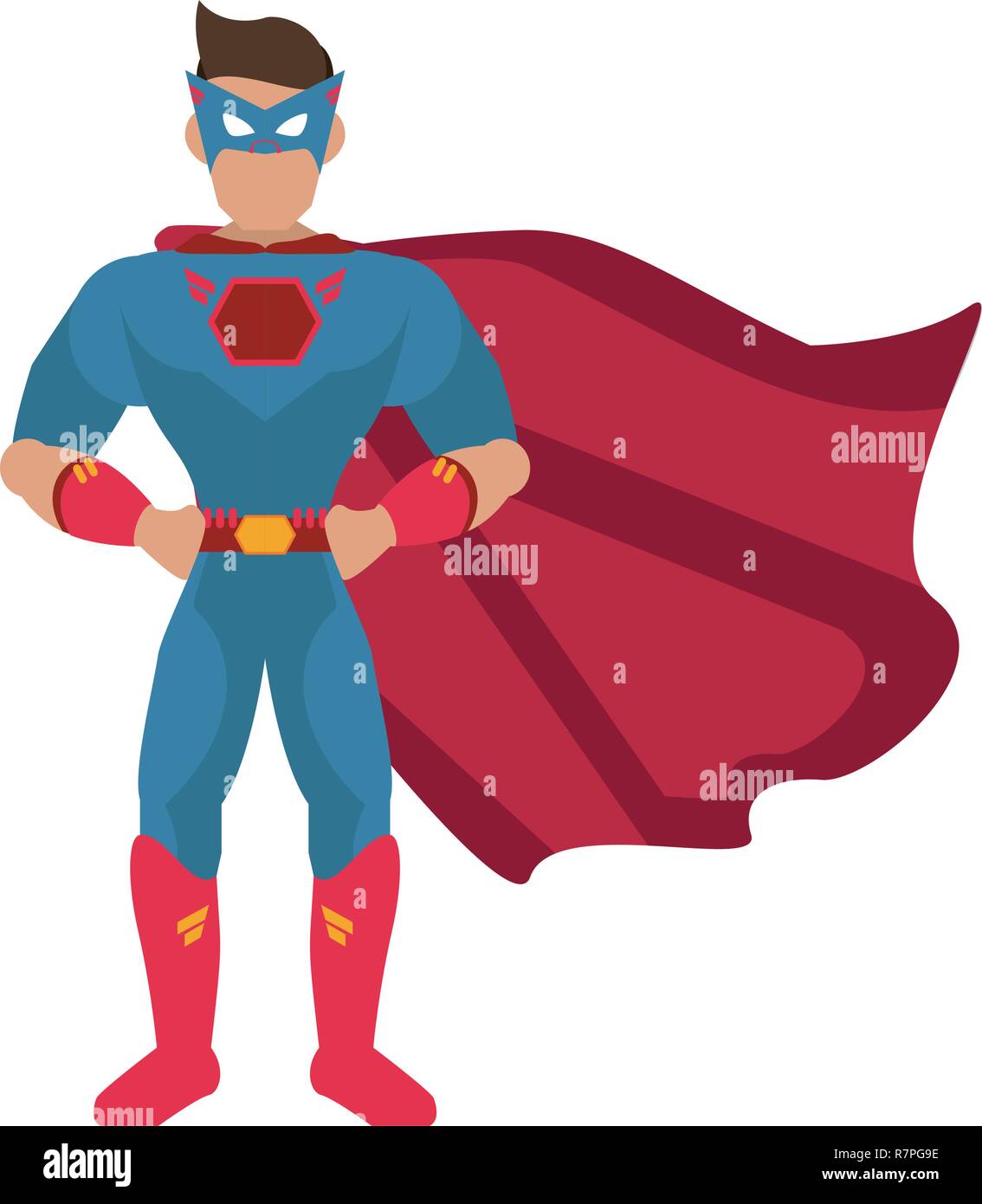 Superhero character cartoon Stock Vector Image & Art - Alamy
