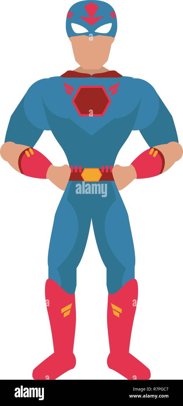 Superhero character cartoon Stock Vector Image & Art - Alamy