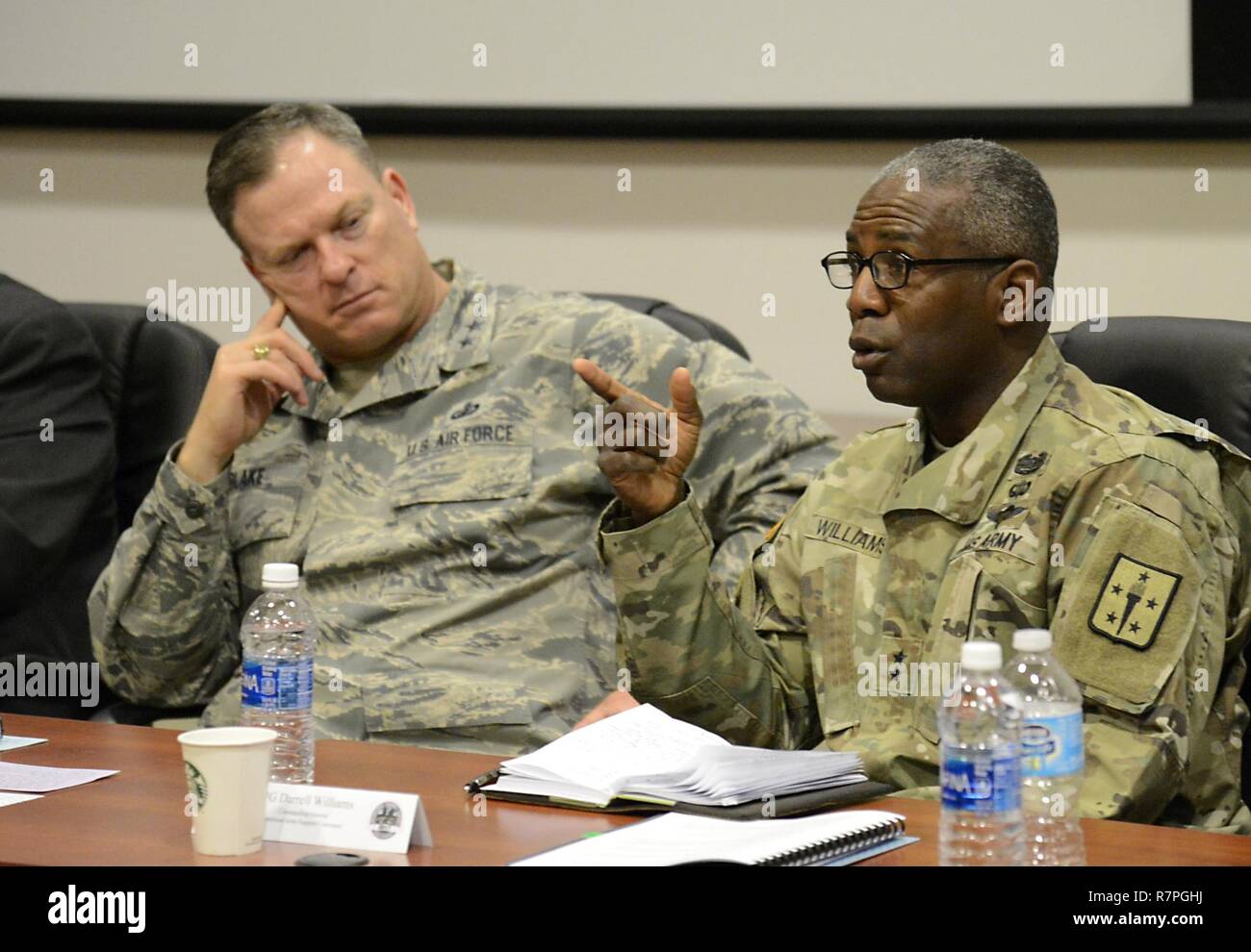Maj. Gen. Darrell Williams the Commander of the Combined Arms Support ...
