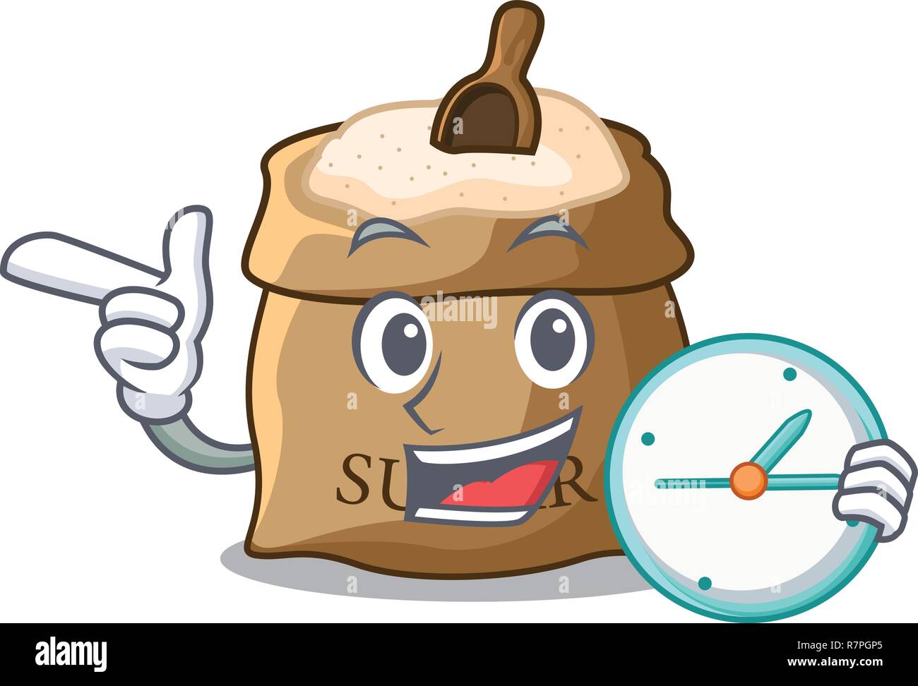 Sugar clock Stock Vector Images - Alamy