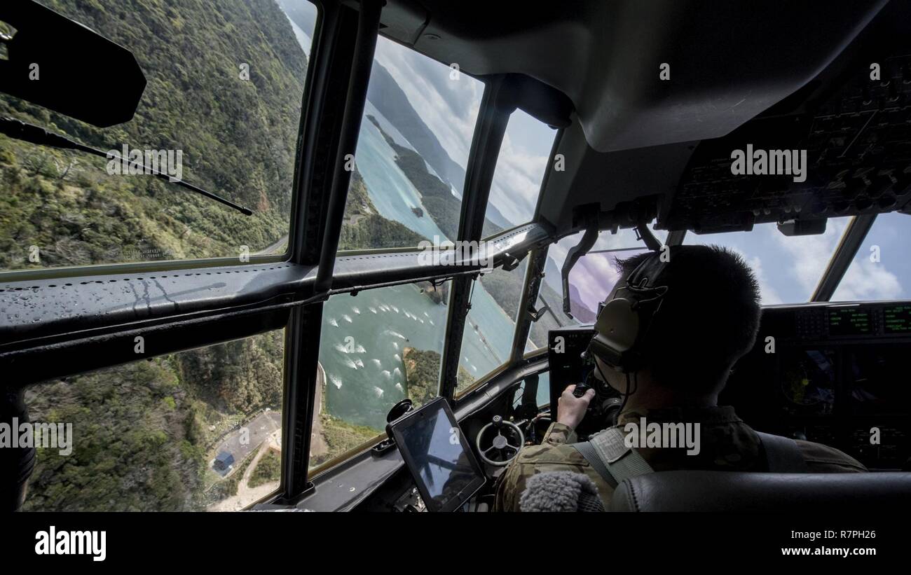 A 17th Special Operations Squadron MC-130J Commando II pilot conducts ...