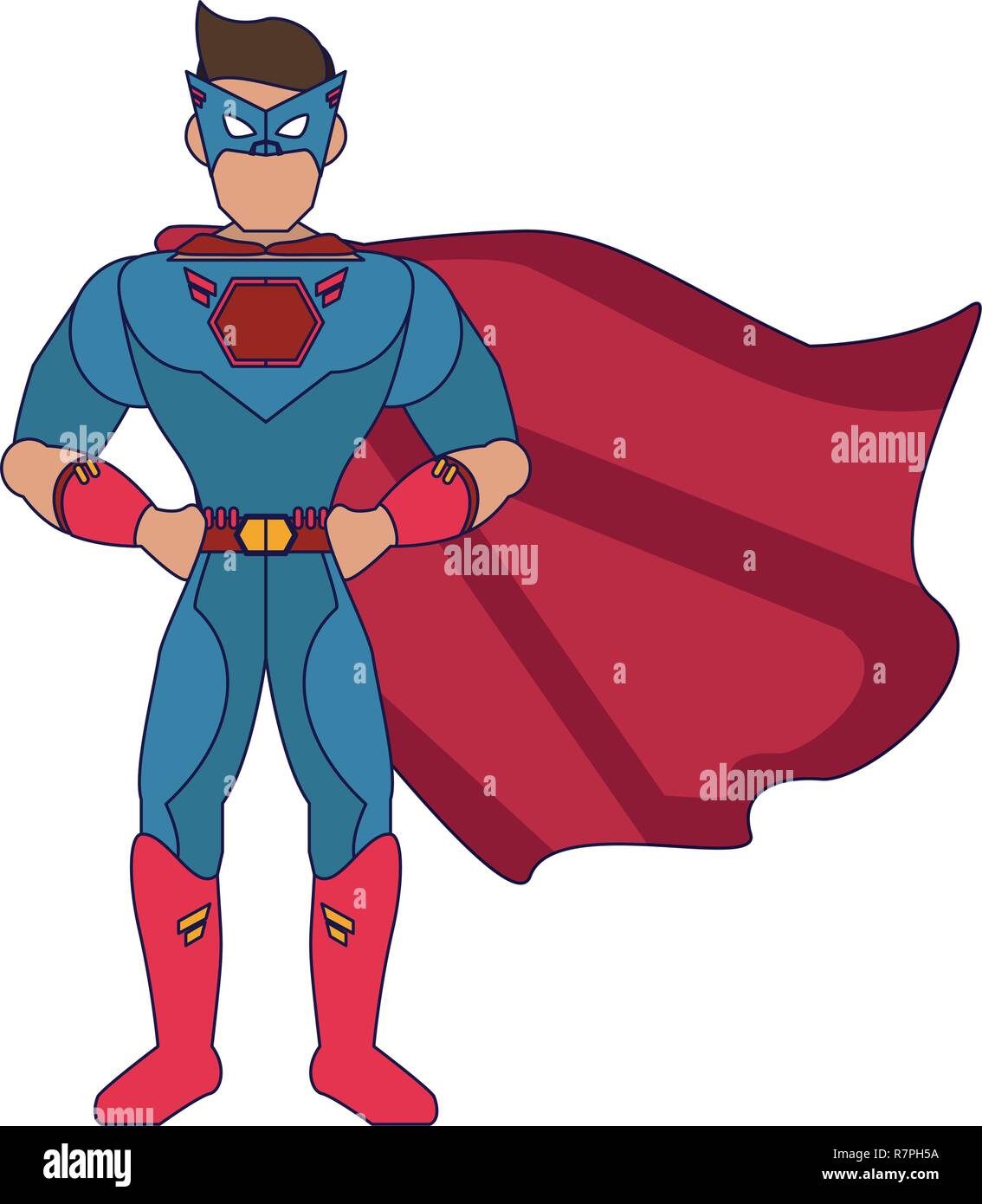 Superhero character cartoon Stock Vector Image & Art - Alamy