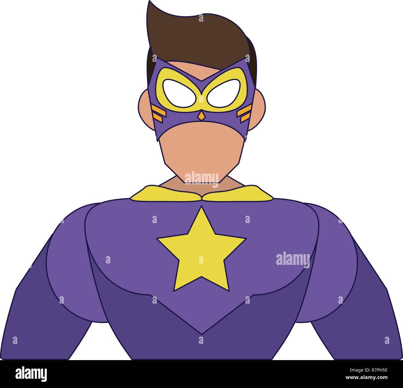 Superhero character cartoon Stock Vector Image & Art - Alamy