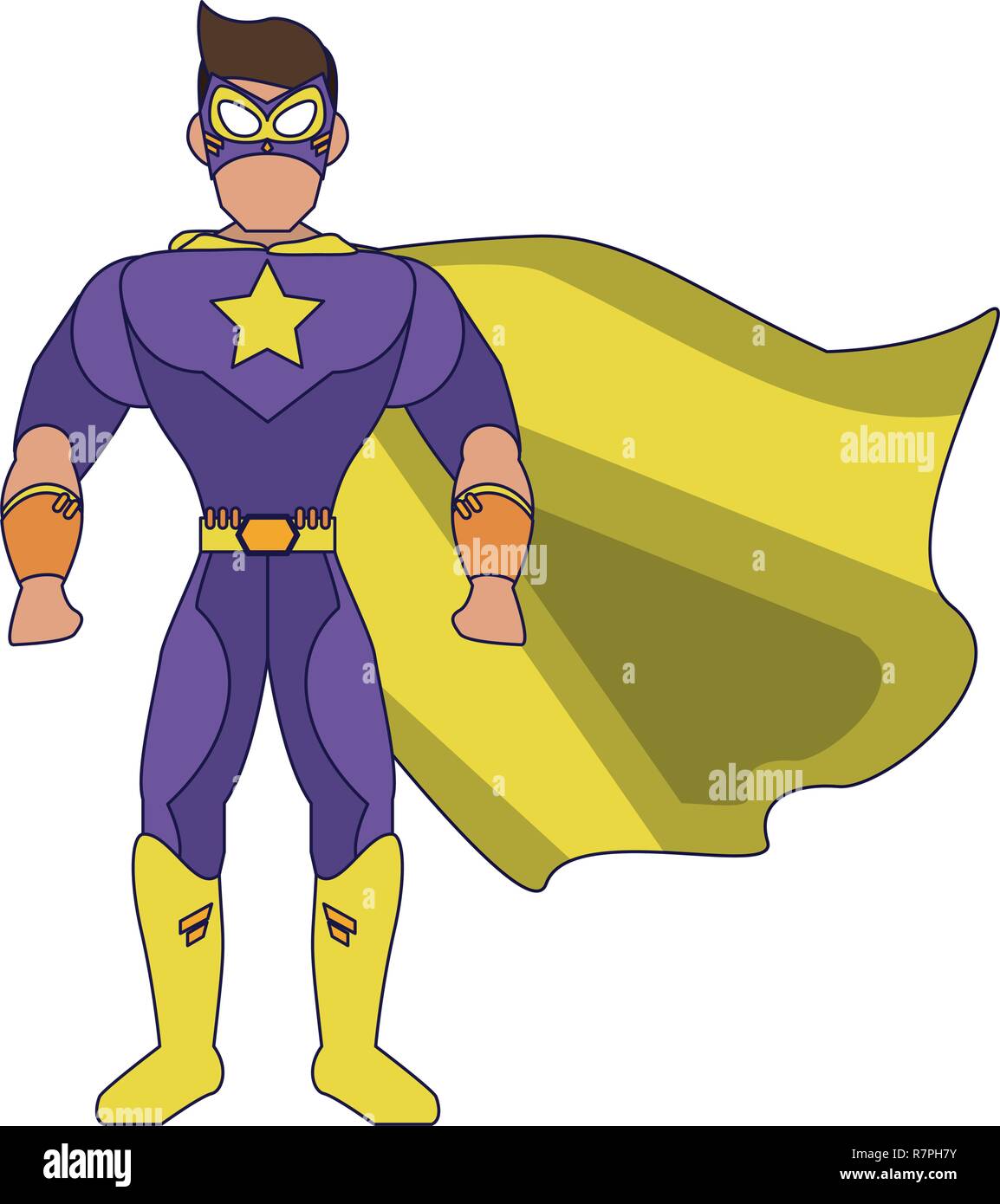 Superhero character cartoon Stock Vector Image & Art - Alamy