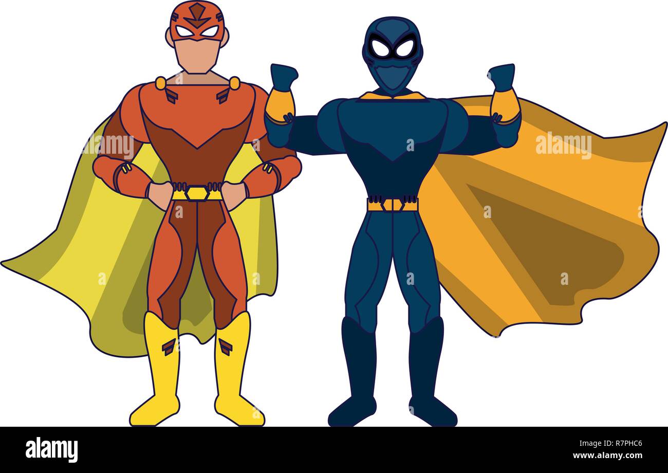 Two men characters standing Stock Vector Images - Alamy