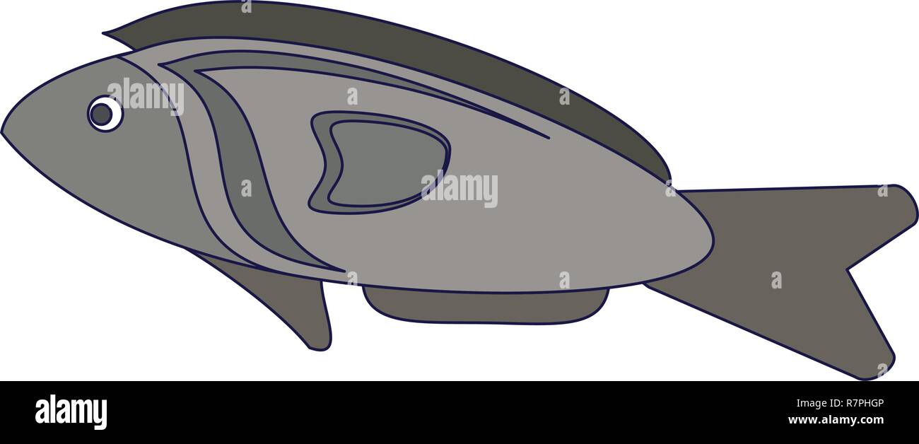 fish seafood cartoon Stock Vector Image & Art - Alamy