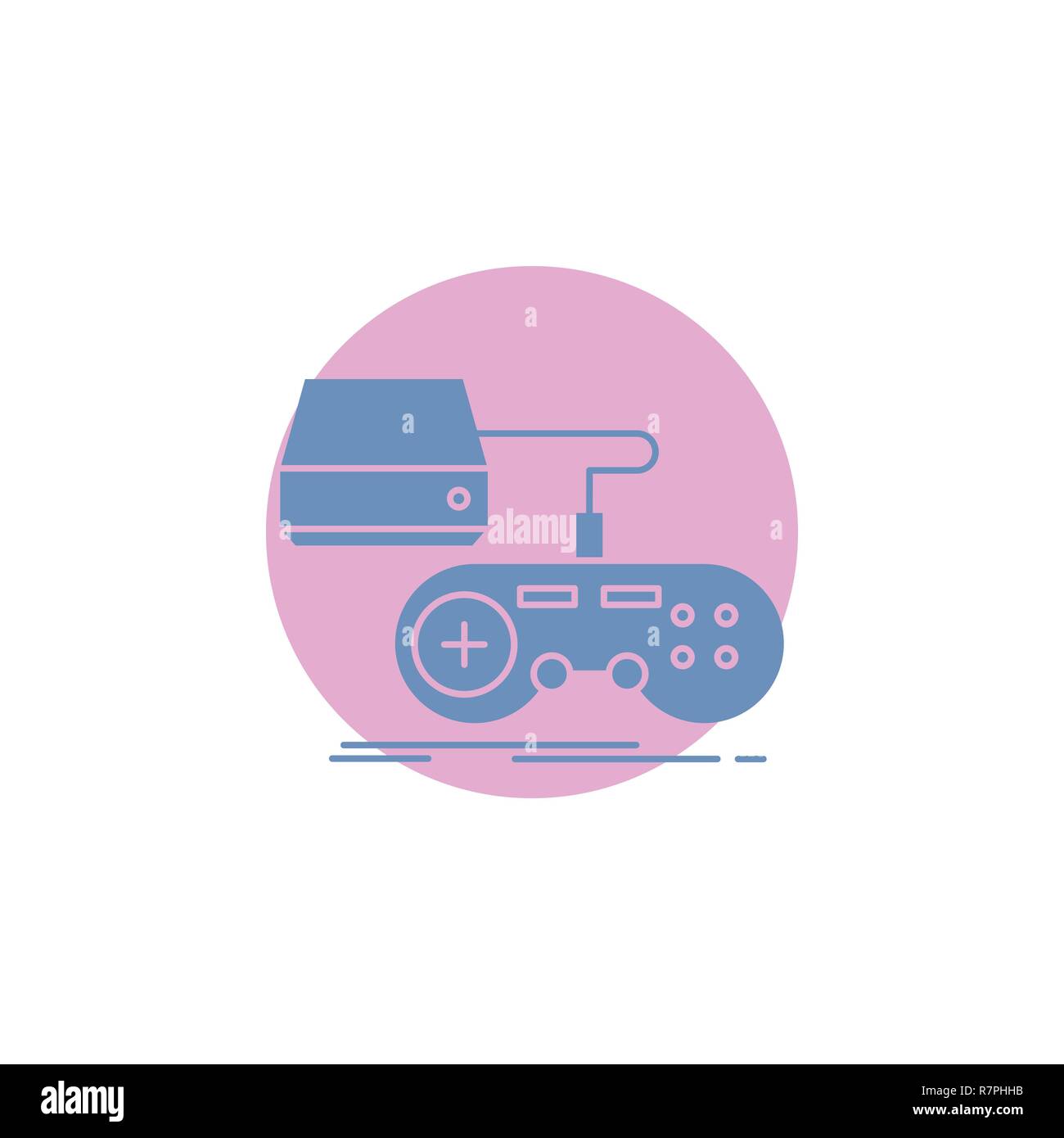 Playing computer game playstation Stock Vector Images - Alamy