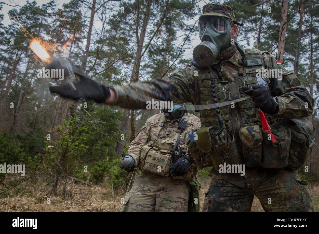 Maj. Christian Wagner, German Exchange Officer with the Joint ...