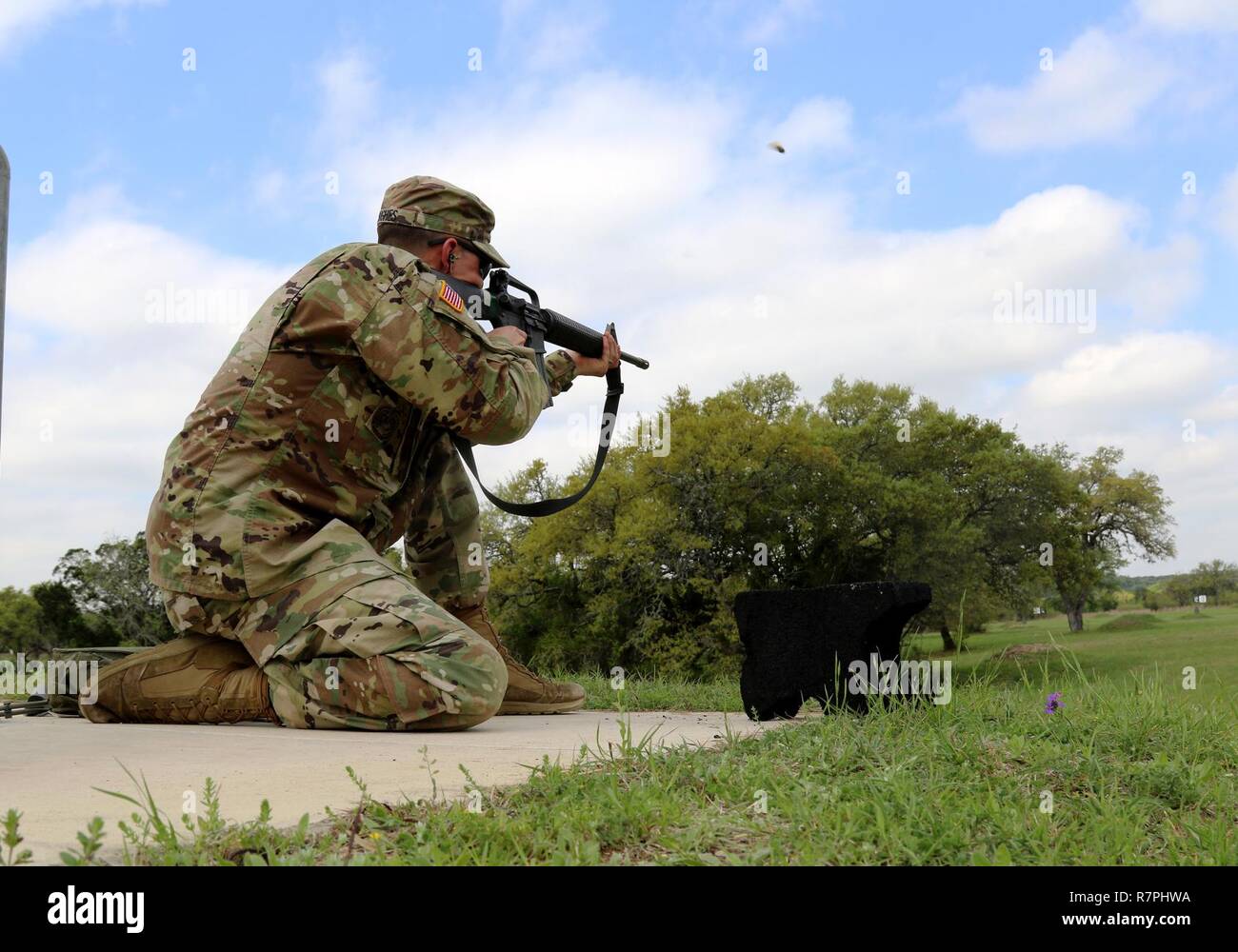 Army Reserve Sgt. Michael Hughes with the 95th Training Division ...