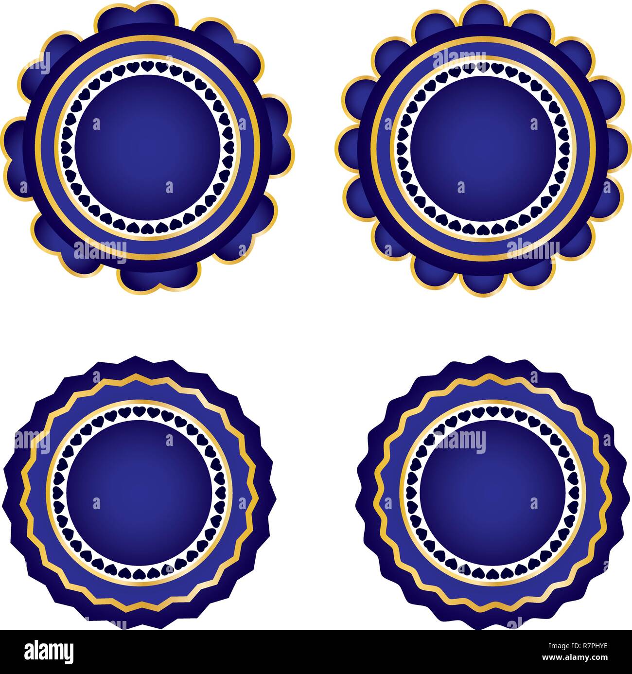 logos and badges template vector design elements, Vector design ...