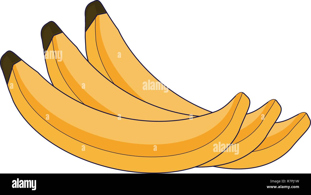 Fruits banana cartoon Stock Vector Image & Art - Alamy