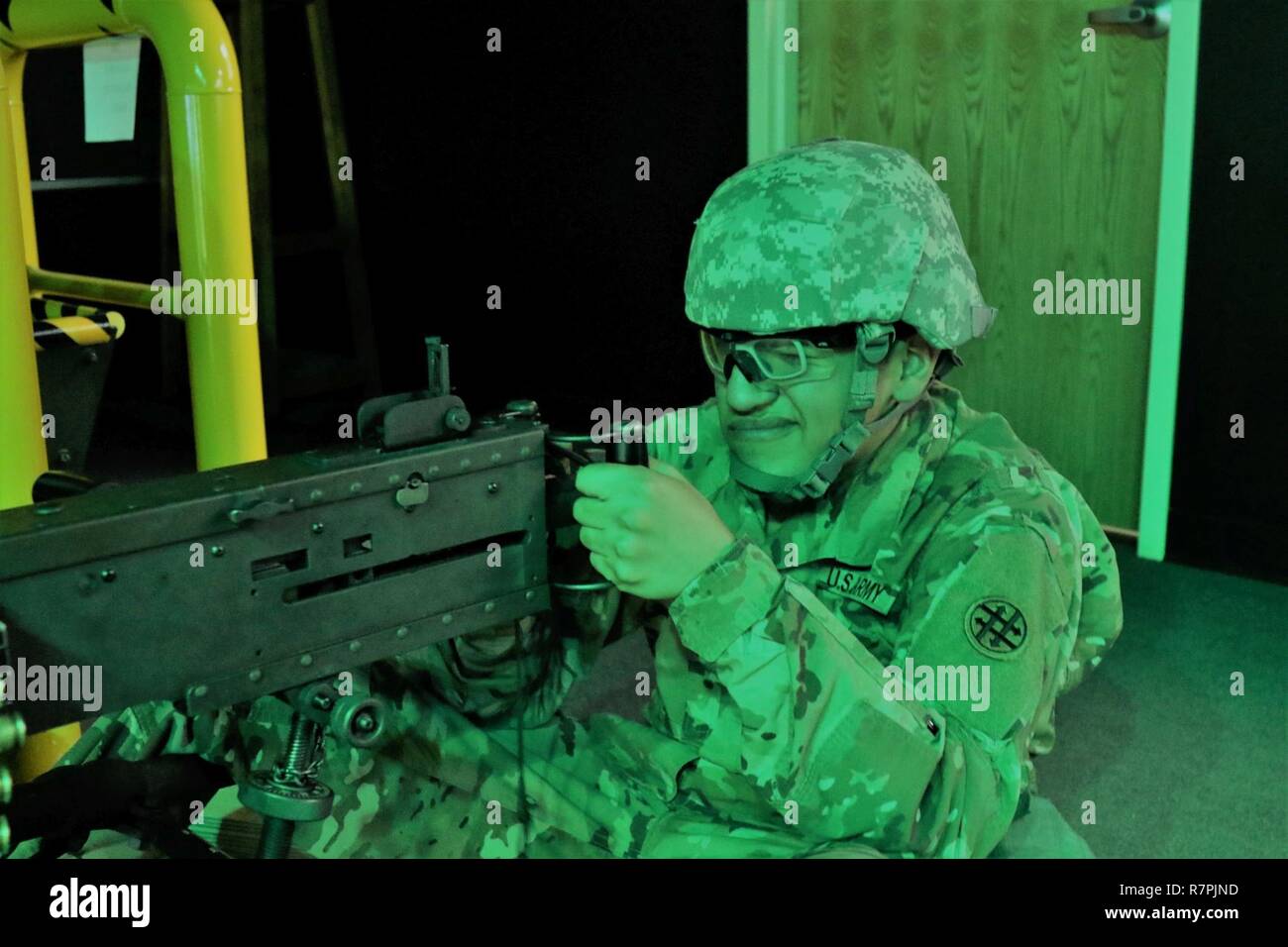 U.S. Army Reserve Pvt. 2nd Class Thomas Gonzales a Chemical, Biological ...