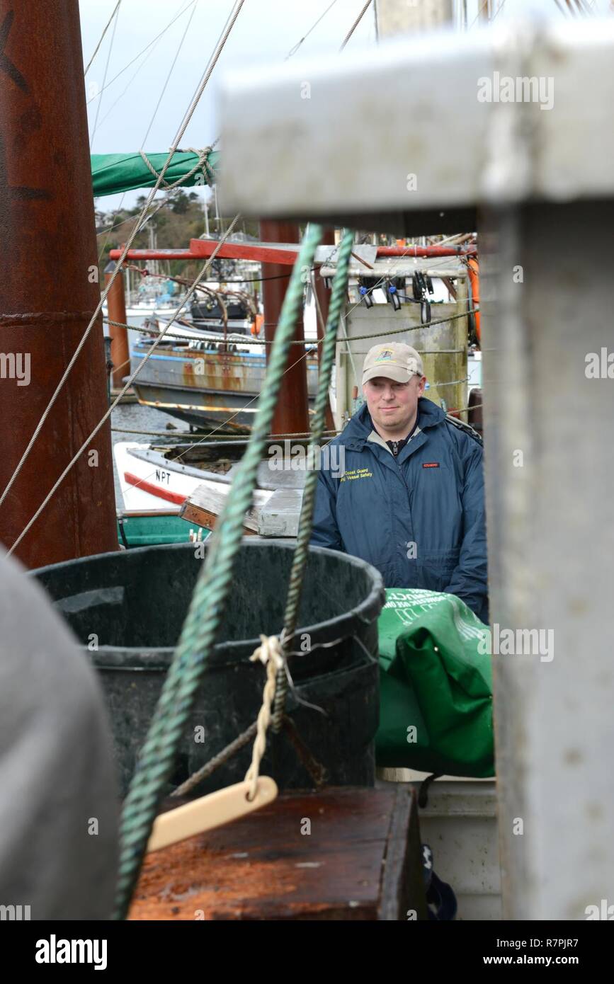 Mike Rudolph, a fishing vessel safety examiner from the Coast Guard's ...