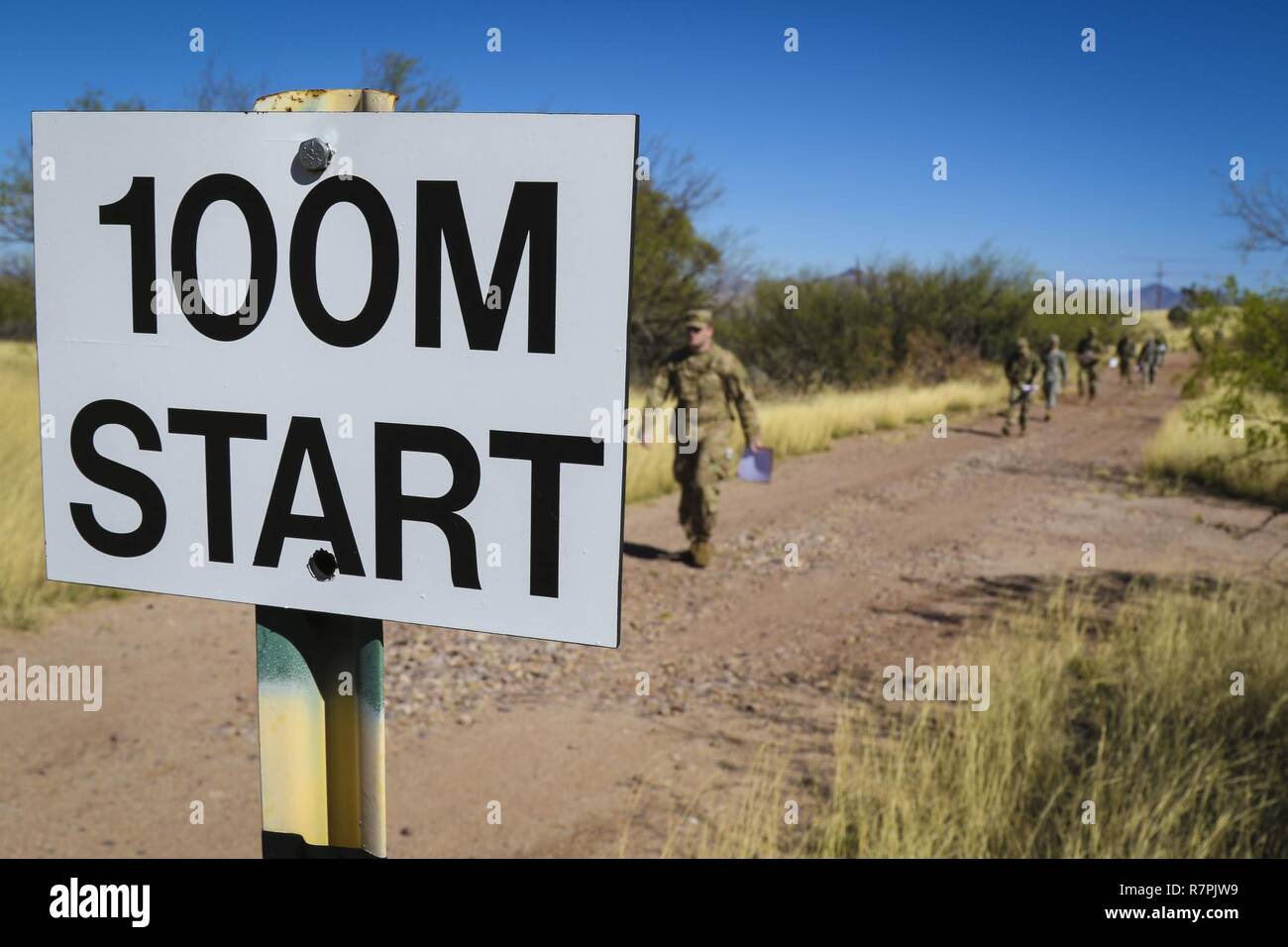 Army Reserve Soldiers from the 335th Signal Command (Theater) walk a ...