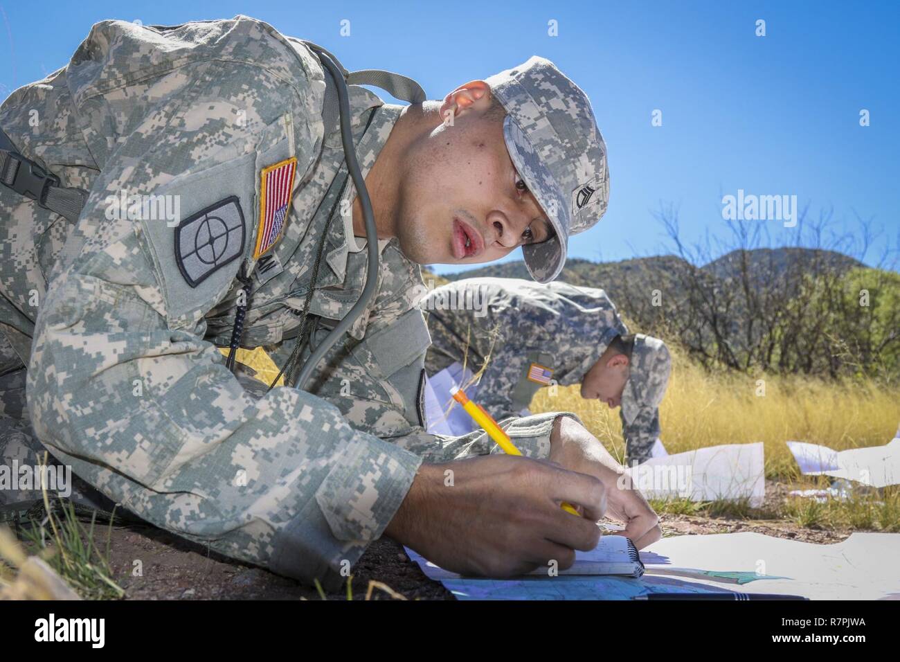 Army Reserve Staff Sgt. Erik Guzman, information technology staff ...
