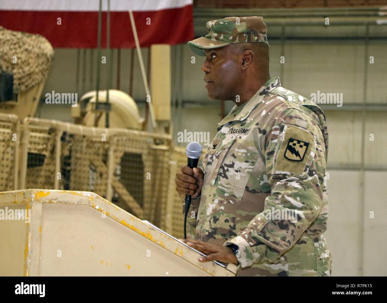 BAGRAM AIRFIELD, Afghanistan (Mar. 26, 2017) - U.S. Army Col. James E ...