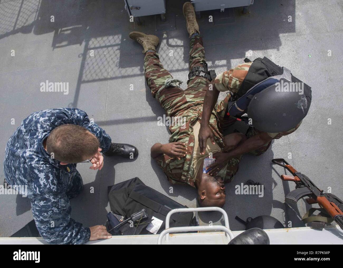 COTONOU, Benin (March 26, 2017) U.S. Navy Chief Hospital Corpsman Cory ...