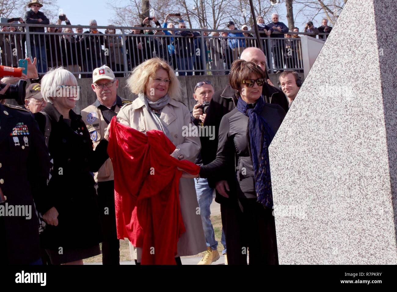 Helen Patton, left, the granddaughter of U.S. Army Gen. George Patton ...