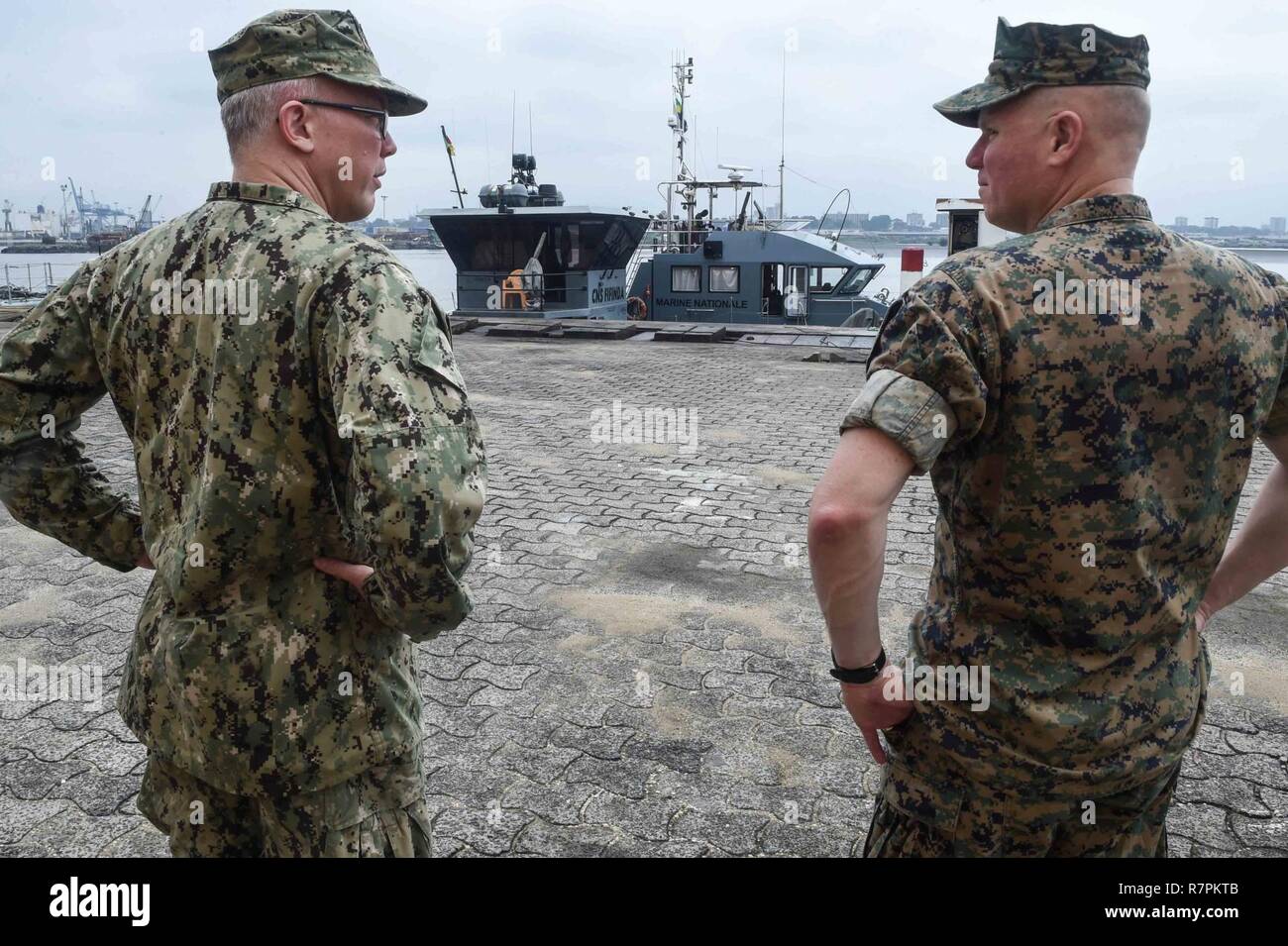 DOUALA, Cameroon (March 27, 2017) U.S. Marine Corps Col. Patrick Keane ...