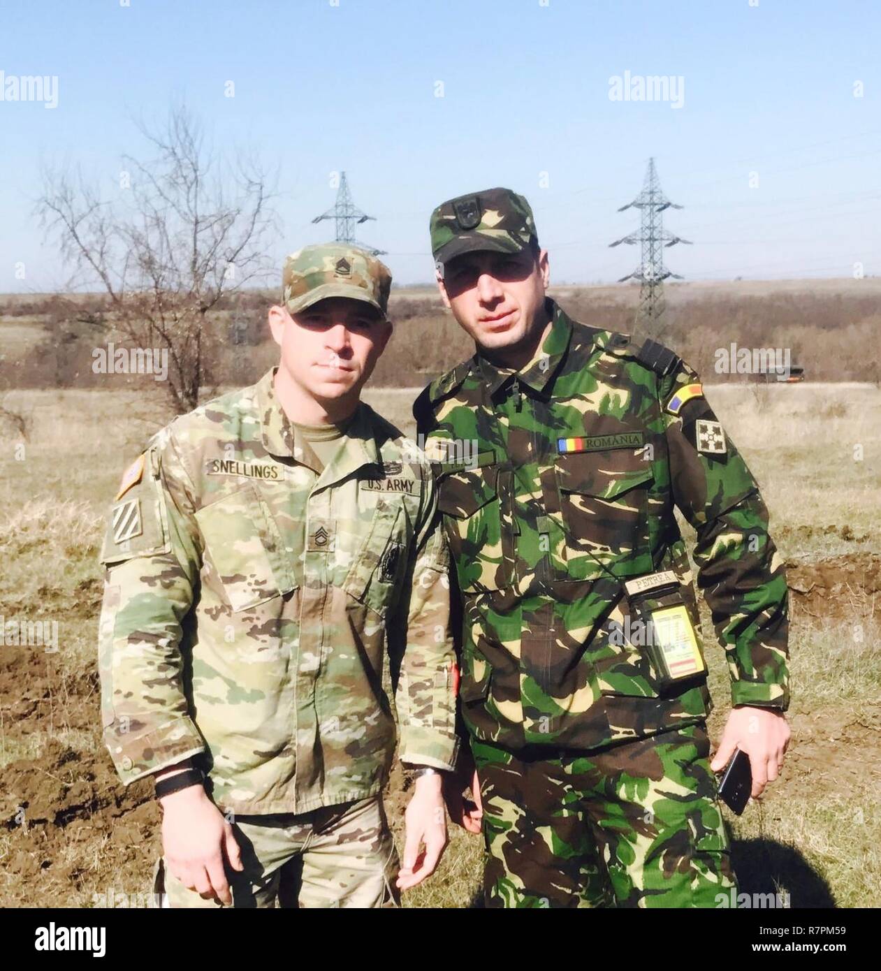 Sgt. 1st Class Everett Snellings, a cavalry scout platoon sergeant with ...