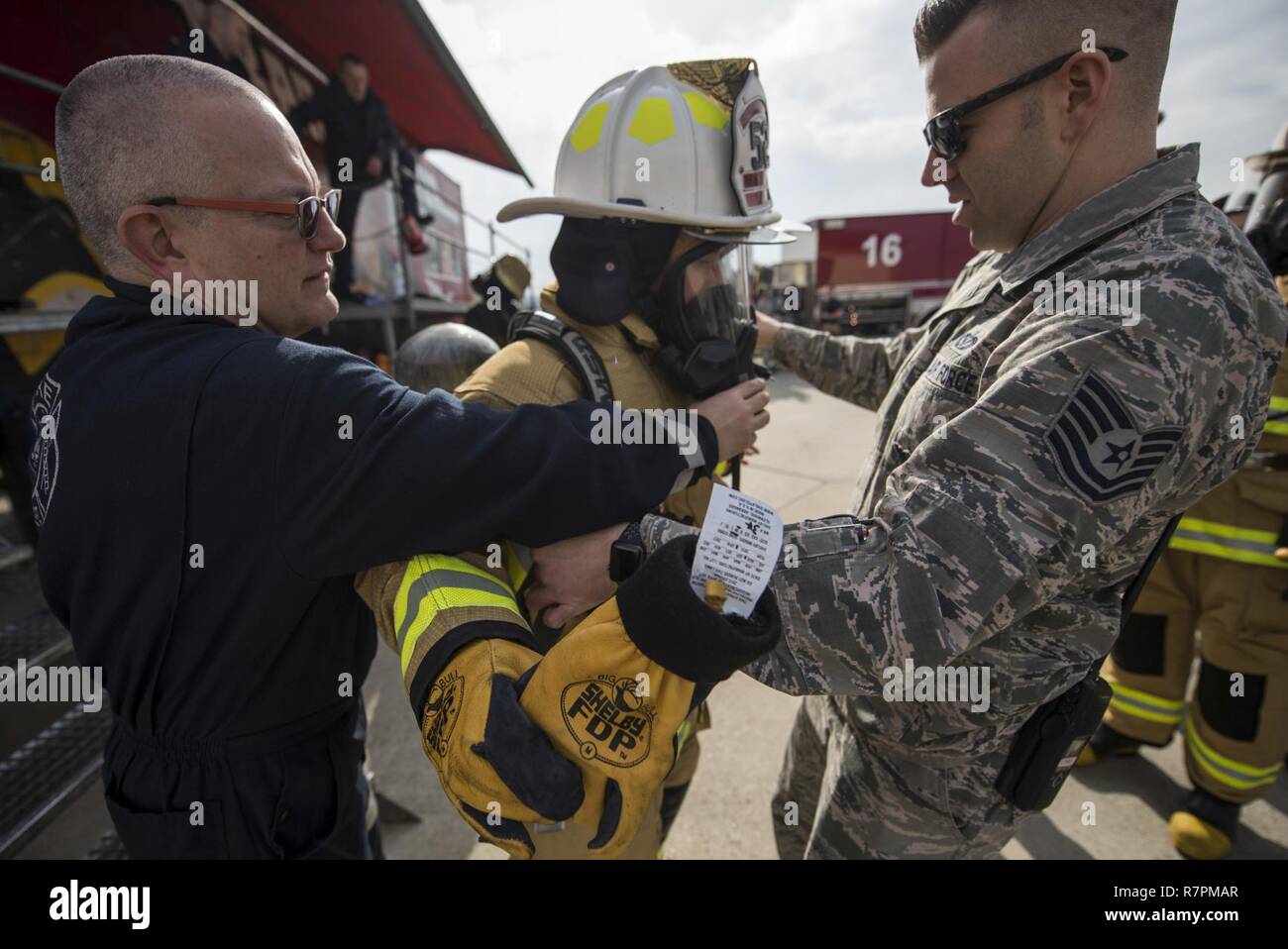 Erwin Colling, 52nd Civil Engineer Squadron station captain, and Tech ...