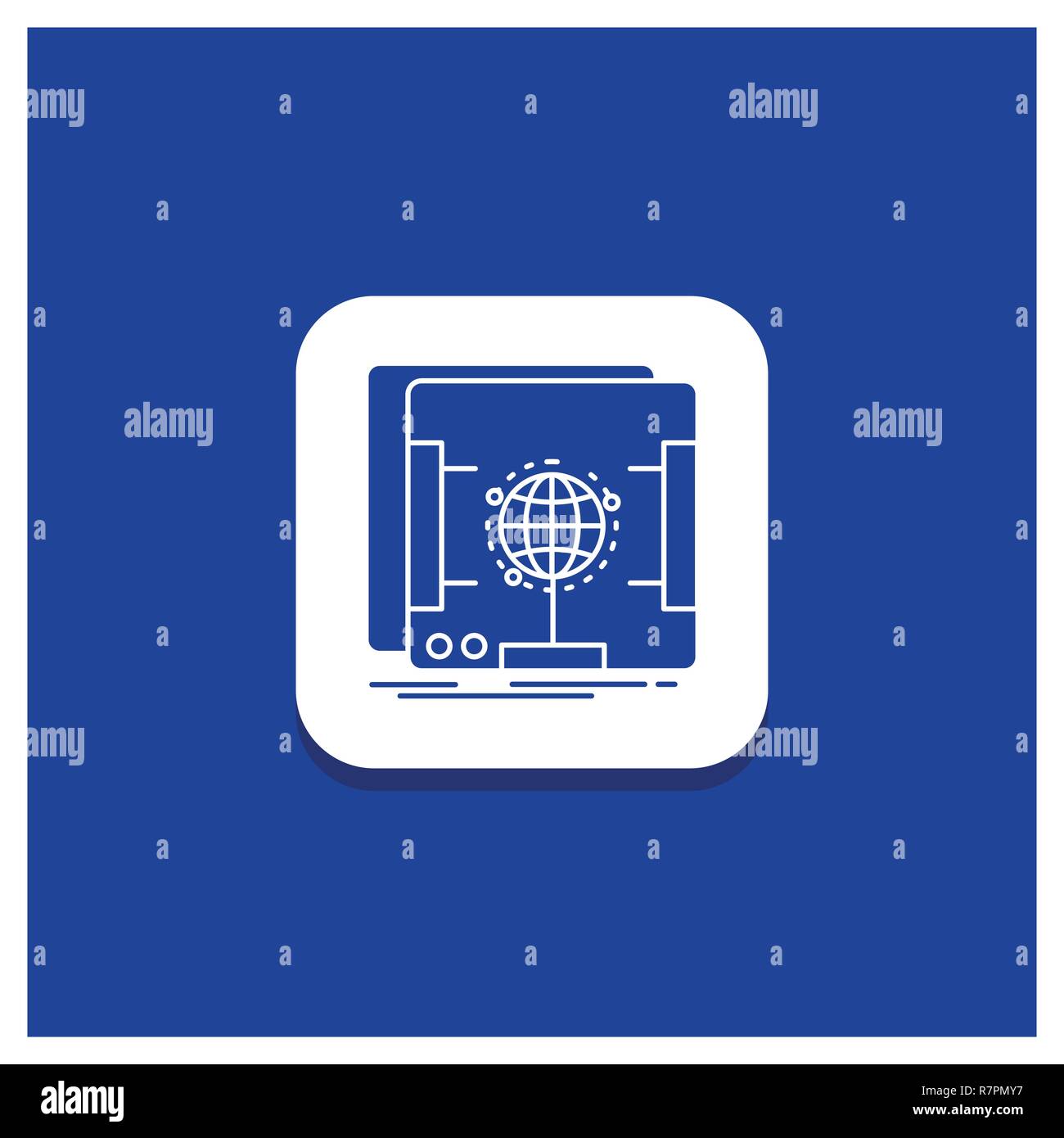 Round scanner concept Stock Vector Images - Alamy