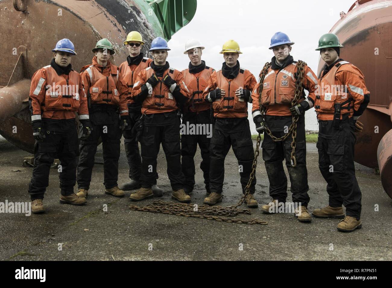 Machinery Technician 1st Class Vince Bucaneg, Fireman Xeven Colbert ...