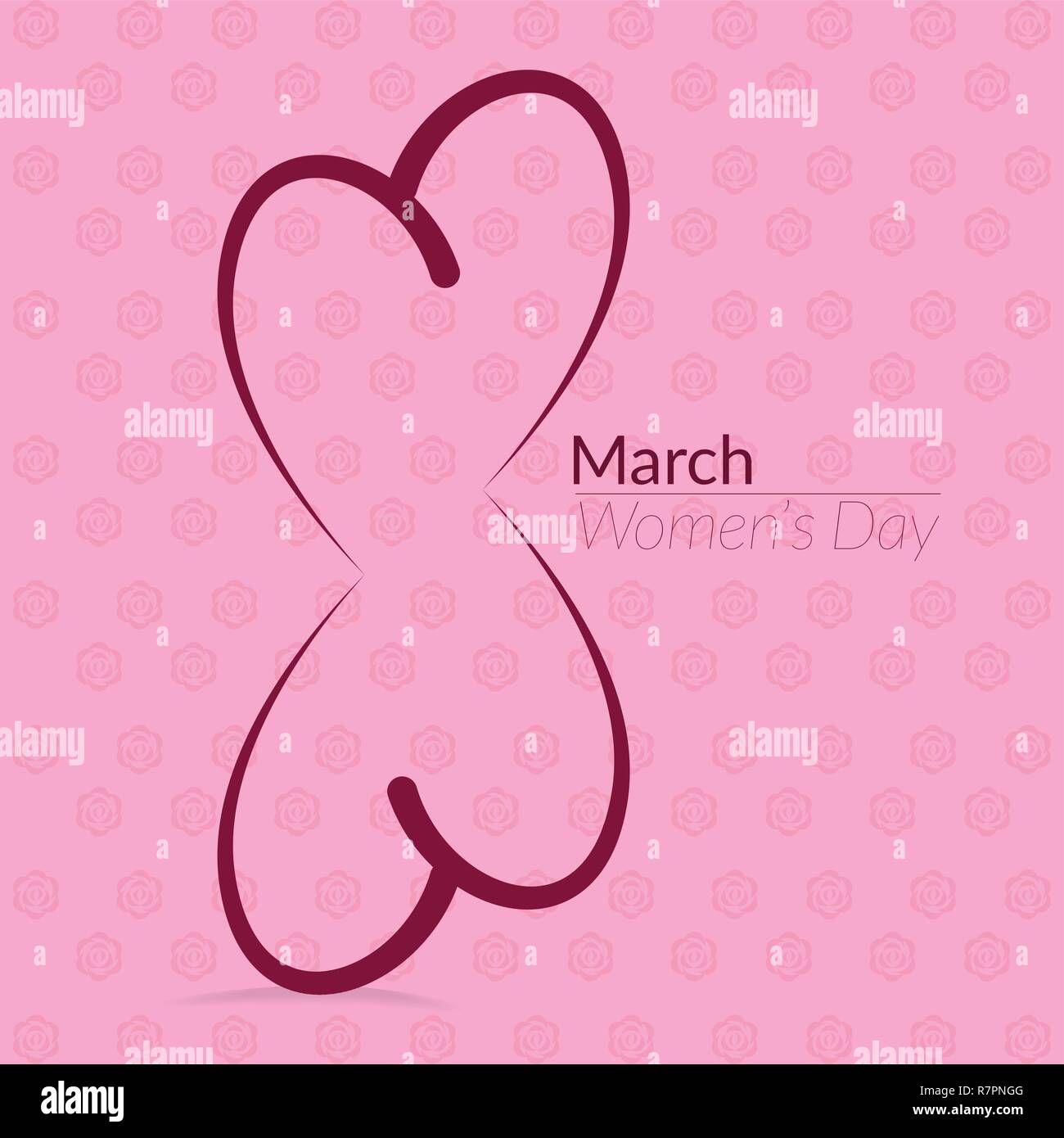 Vector templates design for women's day on 8th March Stock Vector Image ...