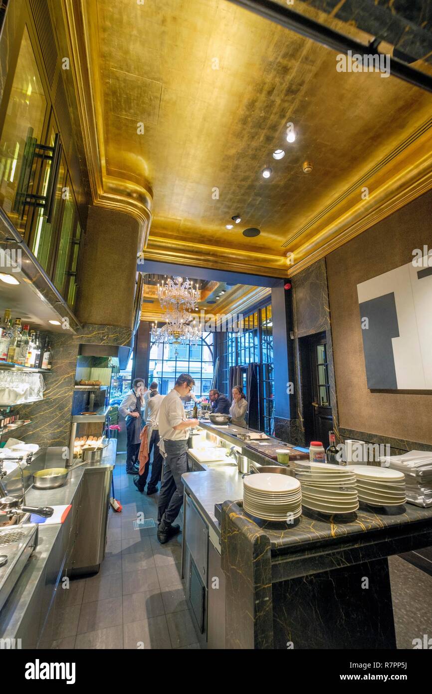 Belgium, Brussels, Sylvie Van Der Kelen renovated with copper foil ...