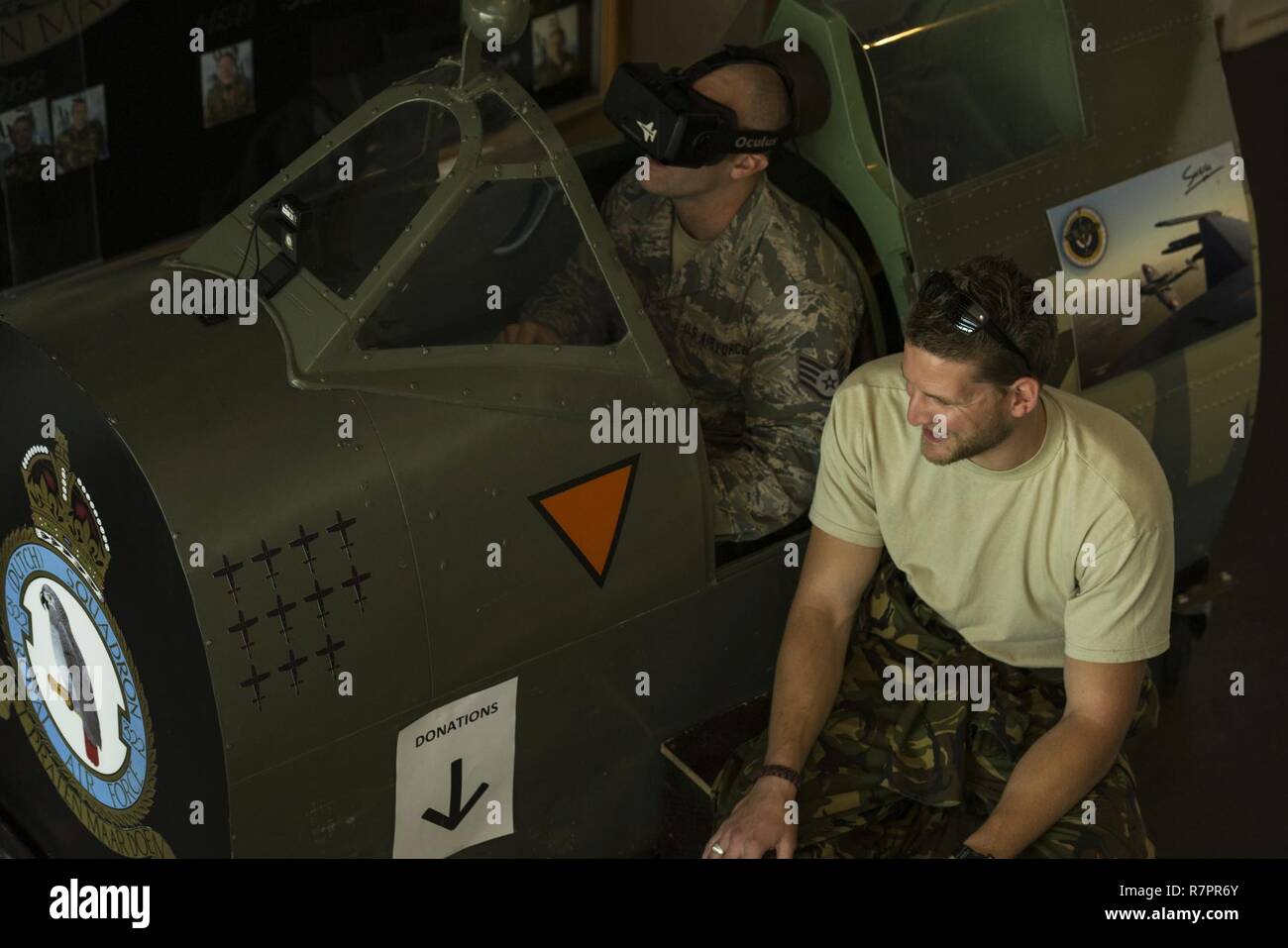Staff Sgt. Geremy Stovall, left, 159th Maintenance Squadron aerospace ...
