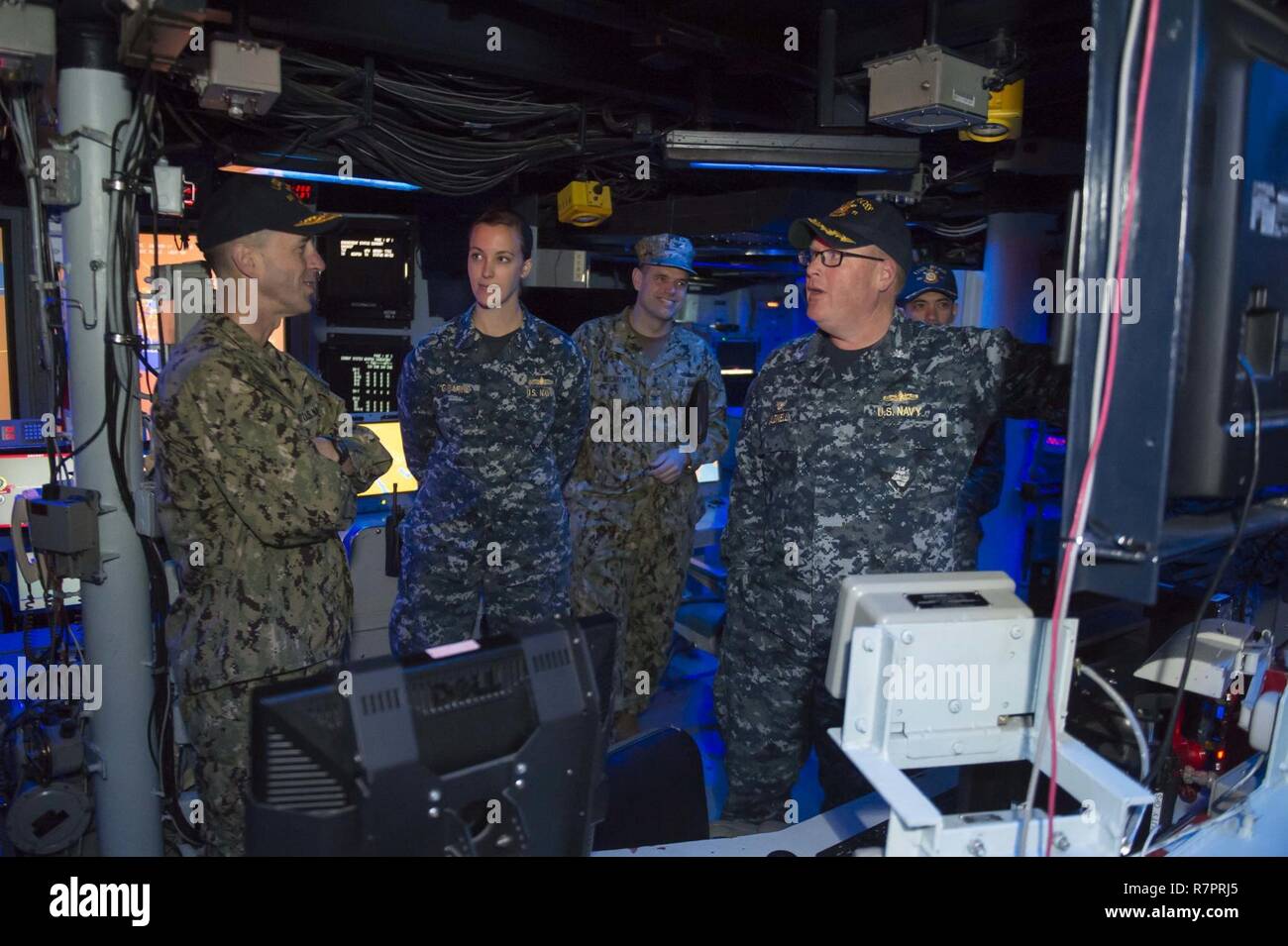 NAVAL STATION ROTA, Spain (March 28, 2017) Commanding officer of the ...