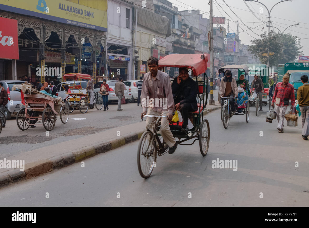 New delhi main bazaar of paharganj hi-res stock photography and images ...