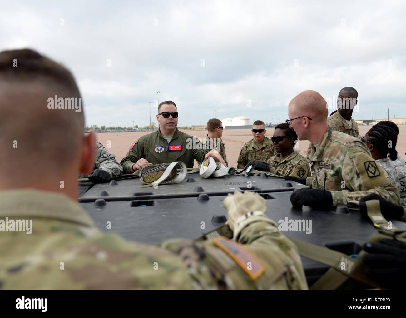 U.S. Air Force Master Sgt. Edwin Amos, 58th Airlift Squadron instructor ...