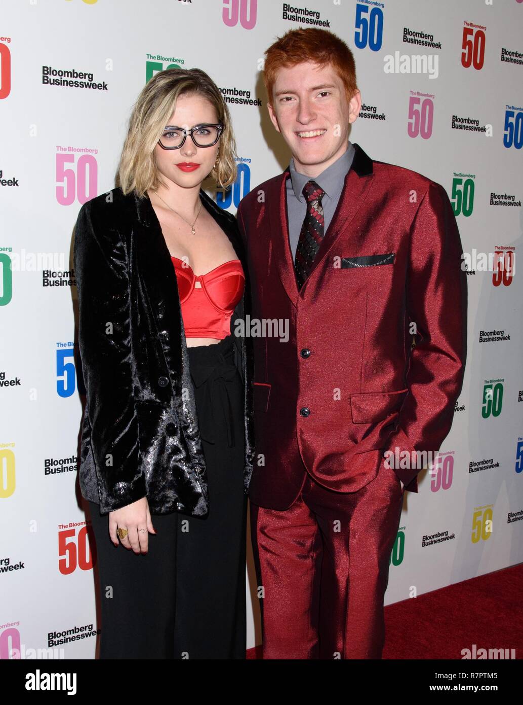 New York, NY, USA. 10th Dec, 2018. Delaney Tarr, Ryan Deitsch at ...